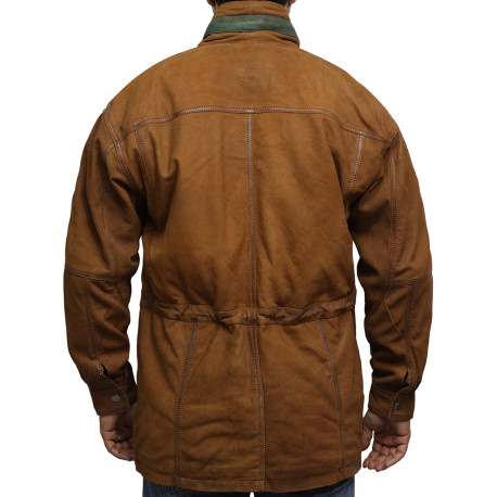 Mens Winter Parka Rustic Coat Retro